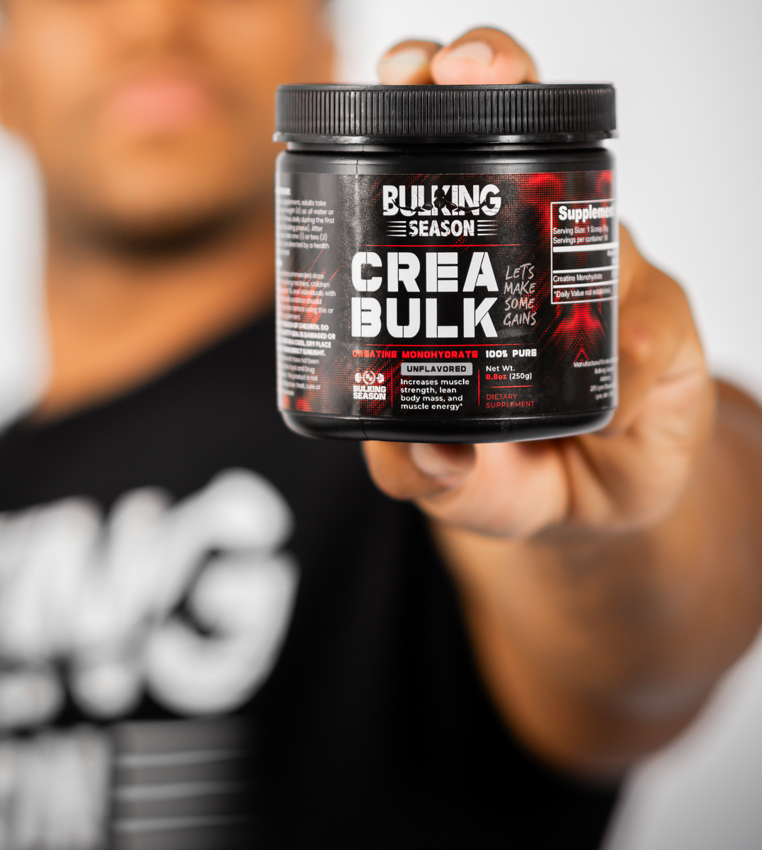 Crea Bulk Creatine Monohydrate Unflavored – BULKING SEASON®️ GYM GEAR